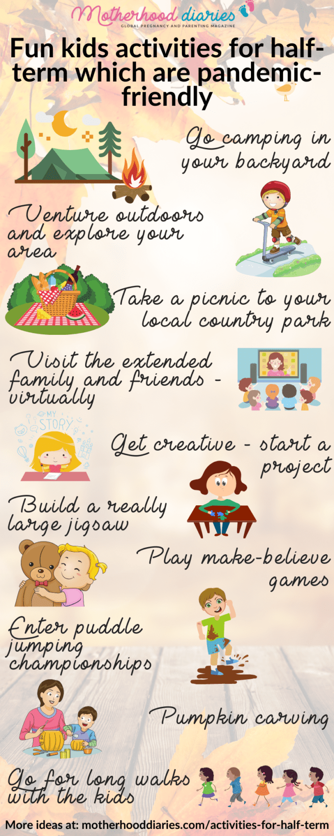 Fun kids activities for half-term which are pandemic-friendly